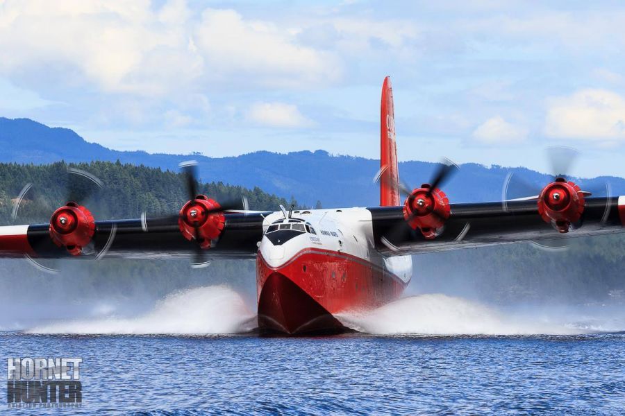 Martin Mars bomber heading to the BC Aviation Museum