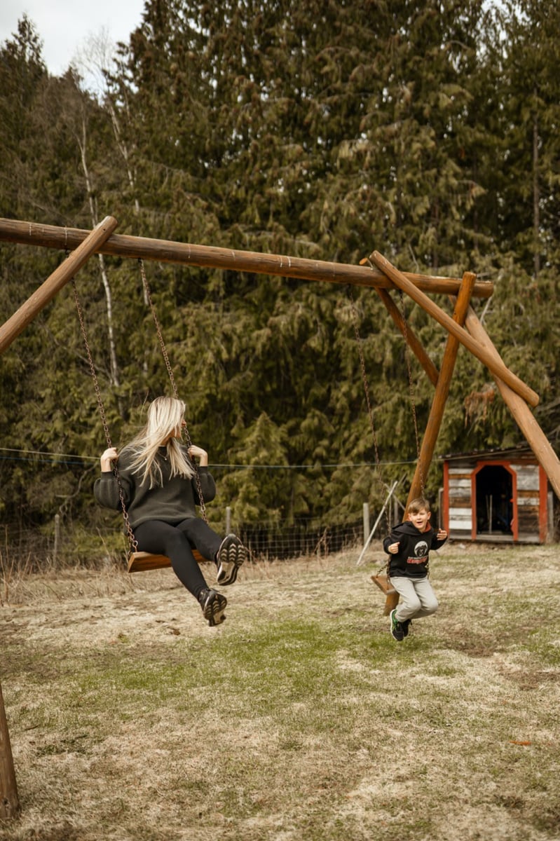 Finding peace in the heart of nature at Cozy Cabins in Lumby