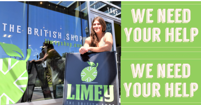 Limey: The British Shop in Kelowna and Victoria makes heartfelt plea to ...