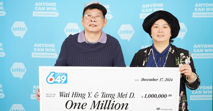 BC pals pick their own lottery numbers en route to $1M win