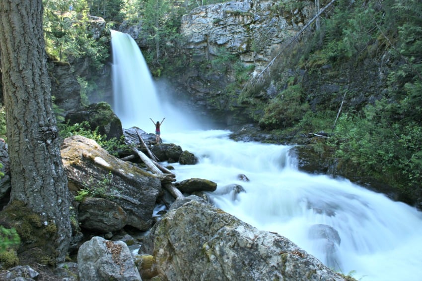 The beautiful sight that is Sutherland Falls