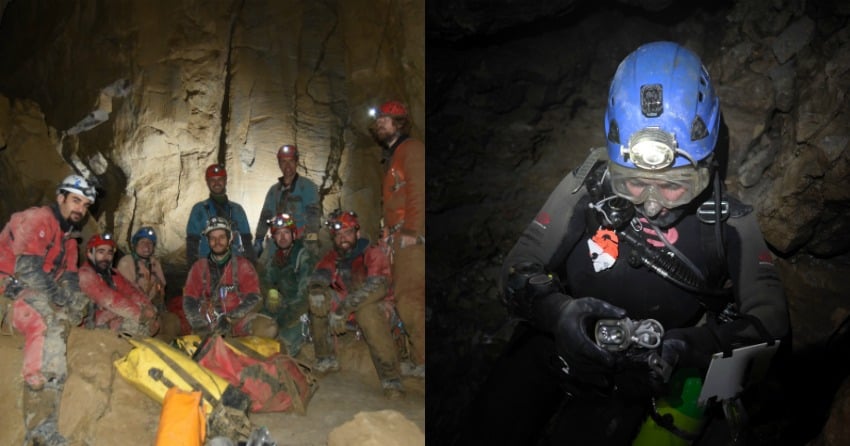 PHOTOS: Team of explorers discover the deepest cave in Canada