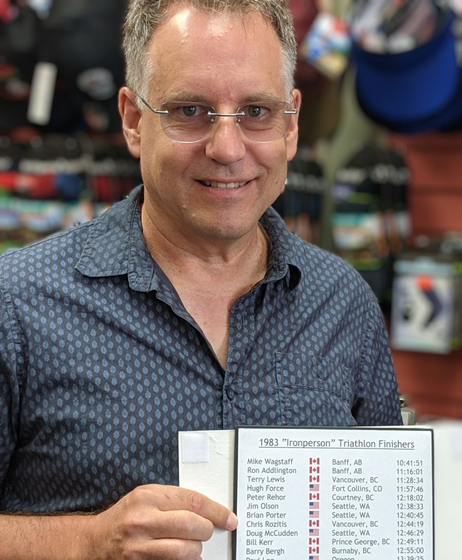 Triathlete celebrates 40 years since first Penticton Ironman