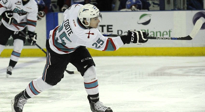 Rockets' Cal Foote selected 14th in the NHL draft