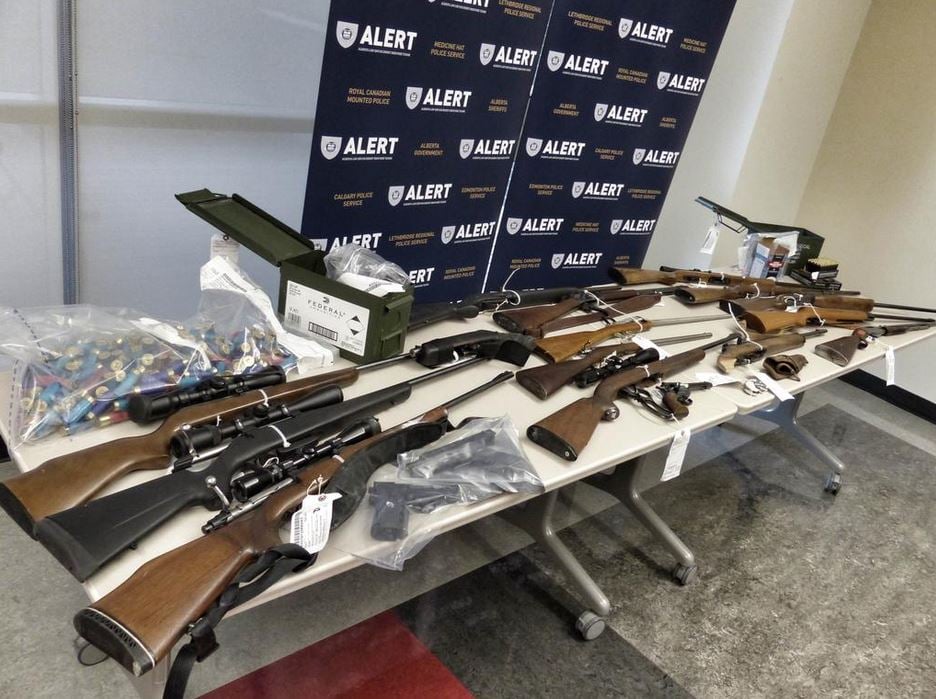 Stolen Firearms Trend in Alberta up 1440% Over Five Years