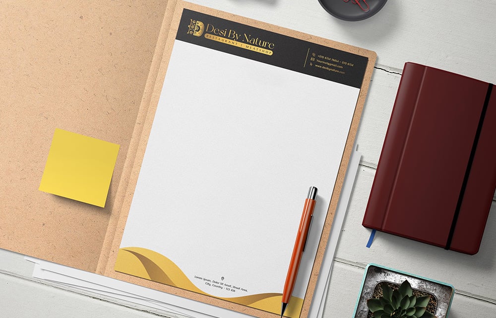 Portfolio of Office Stationary Design