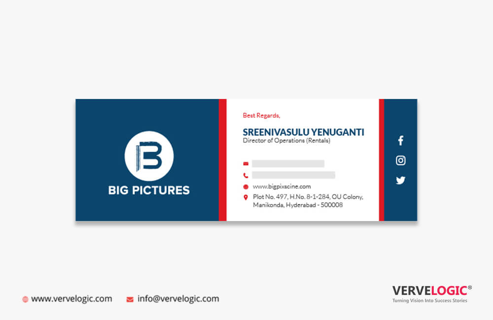 Portfolio of Email Signature Logo Design