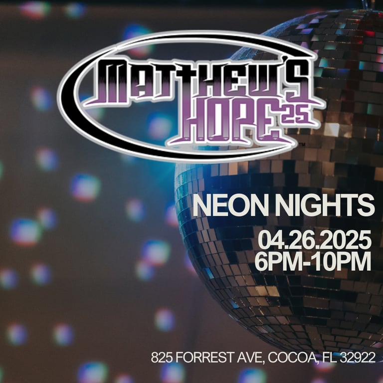 Events | Matthew's Hope Ministries