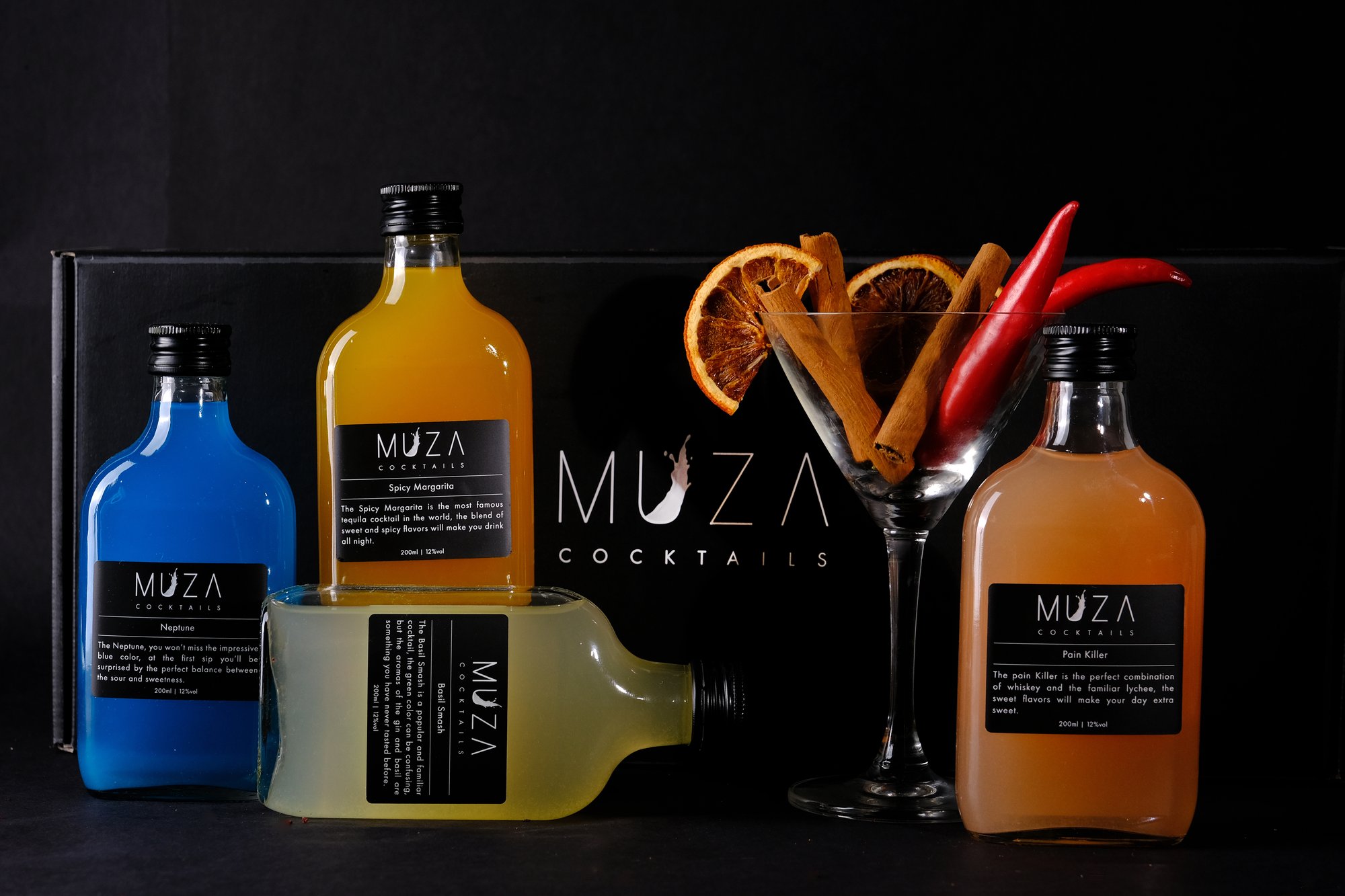 Muza cocktails - מארזי קוקטיילים