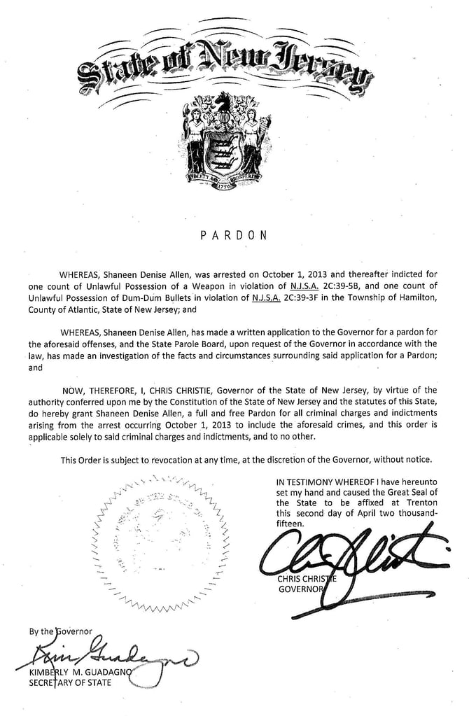 [BREAKING] Chris Christie Pardons Shaneen Allen, The PA Mom Arrested In ...