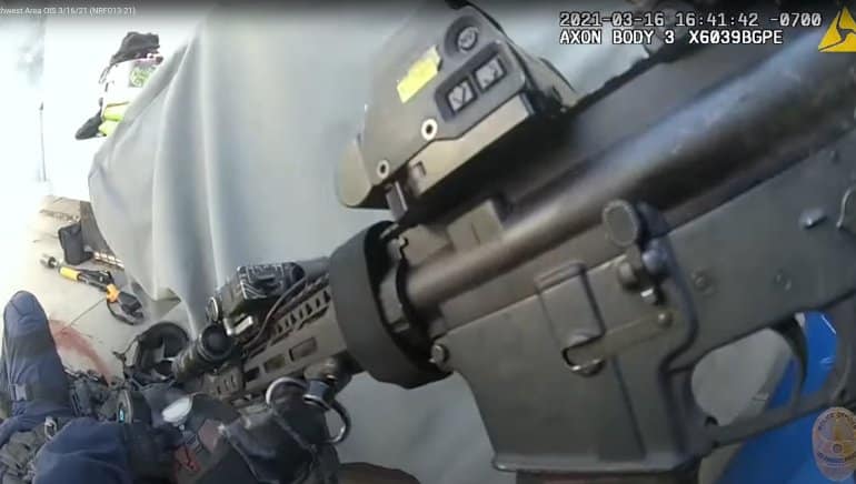 Dramatic Video Shows LAPD SWAT Officer Shot During Standoff | Concealed ...