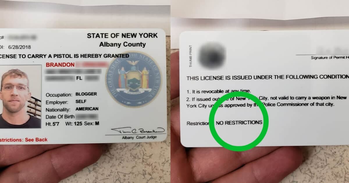 How To Get Your Restrictions Removed From Your New York State Concealed ...