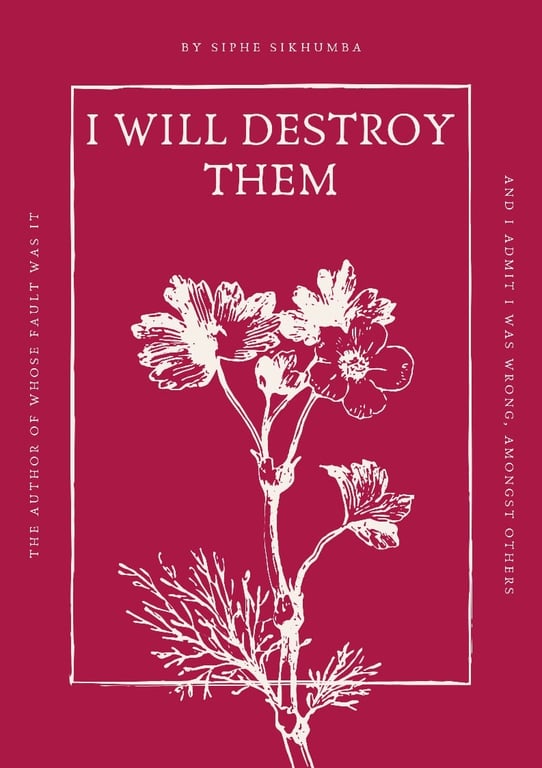 Visionary Writings - Book: I WILL DESTROY THEM