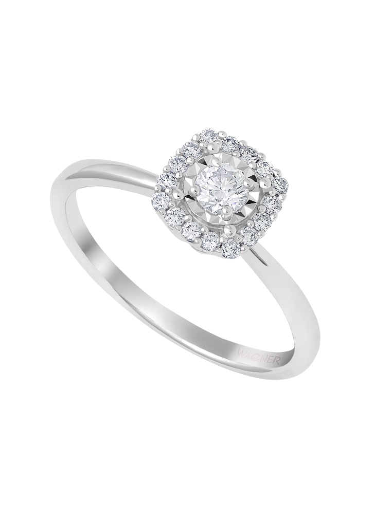 Wagner - Signature - Ring - 18 Kt Weißgold 0,25 ct Diamanten - Juwelier ...