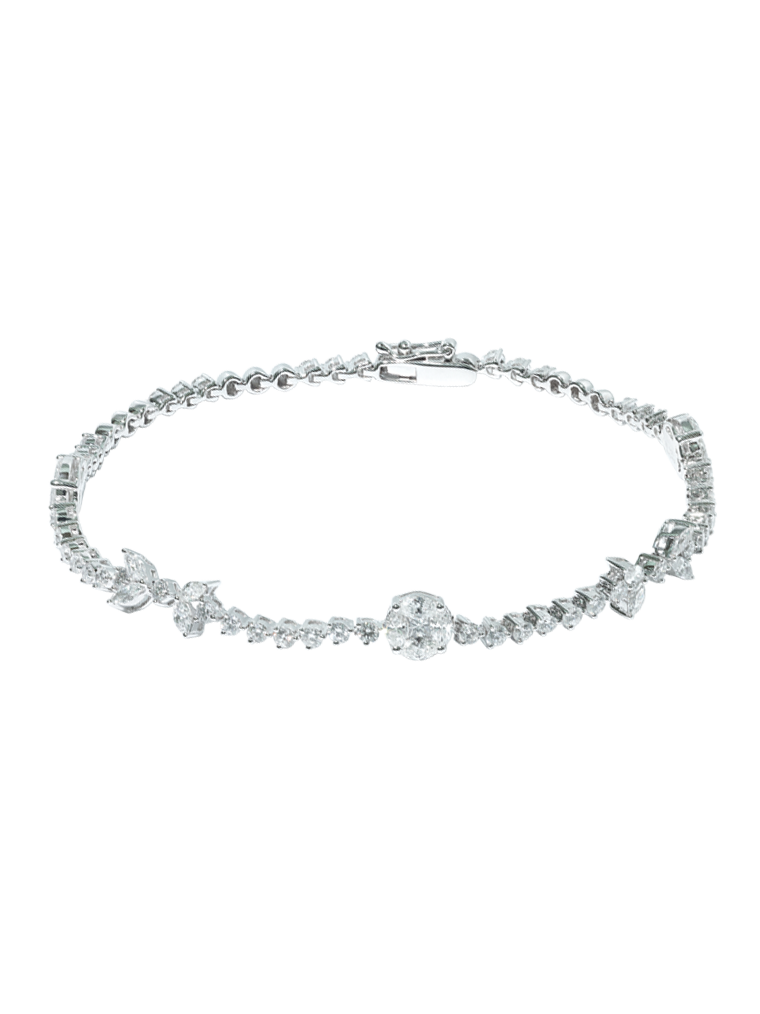 Wagner - Signature - Armband - 18 Kt Weißgold 2,61 ct Diamanten ...