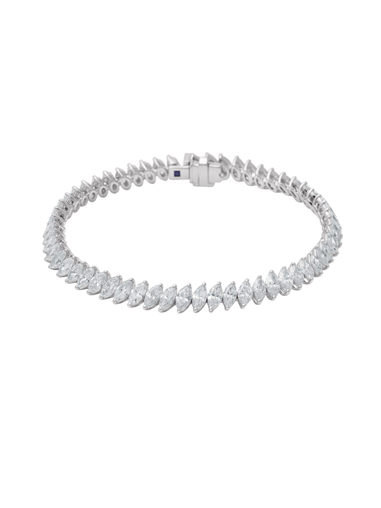 Wagner - Fancy - Armband - 18 Kt Weißgold 8,48 ct Diamanten - Juwelier ...