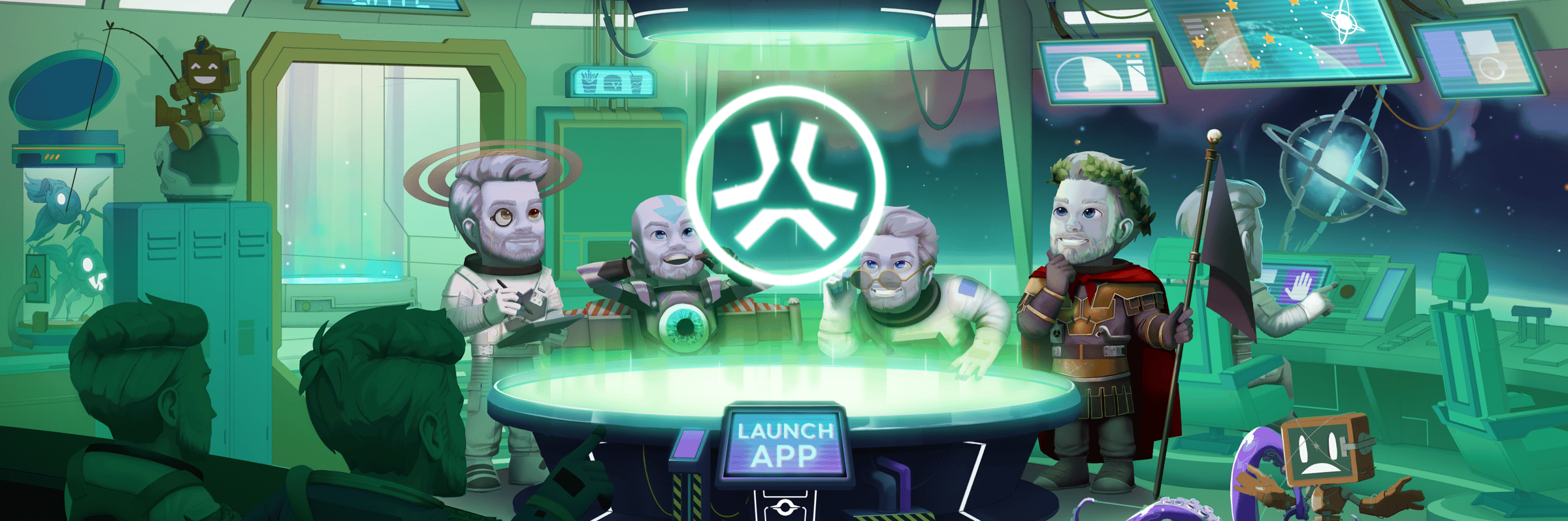 Hexagon X Abstronauts | Hexagon | Alphabot - Alpha Made Easy