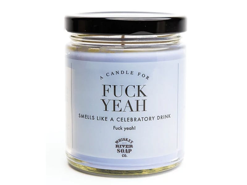 F*ck Yeah Candle | Tiddle E. Winks Vintage 5 & Dime | Trellus Marketplace