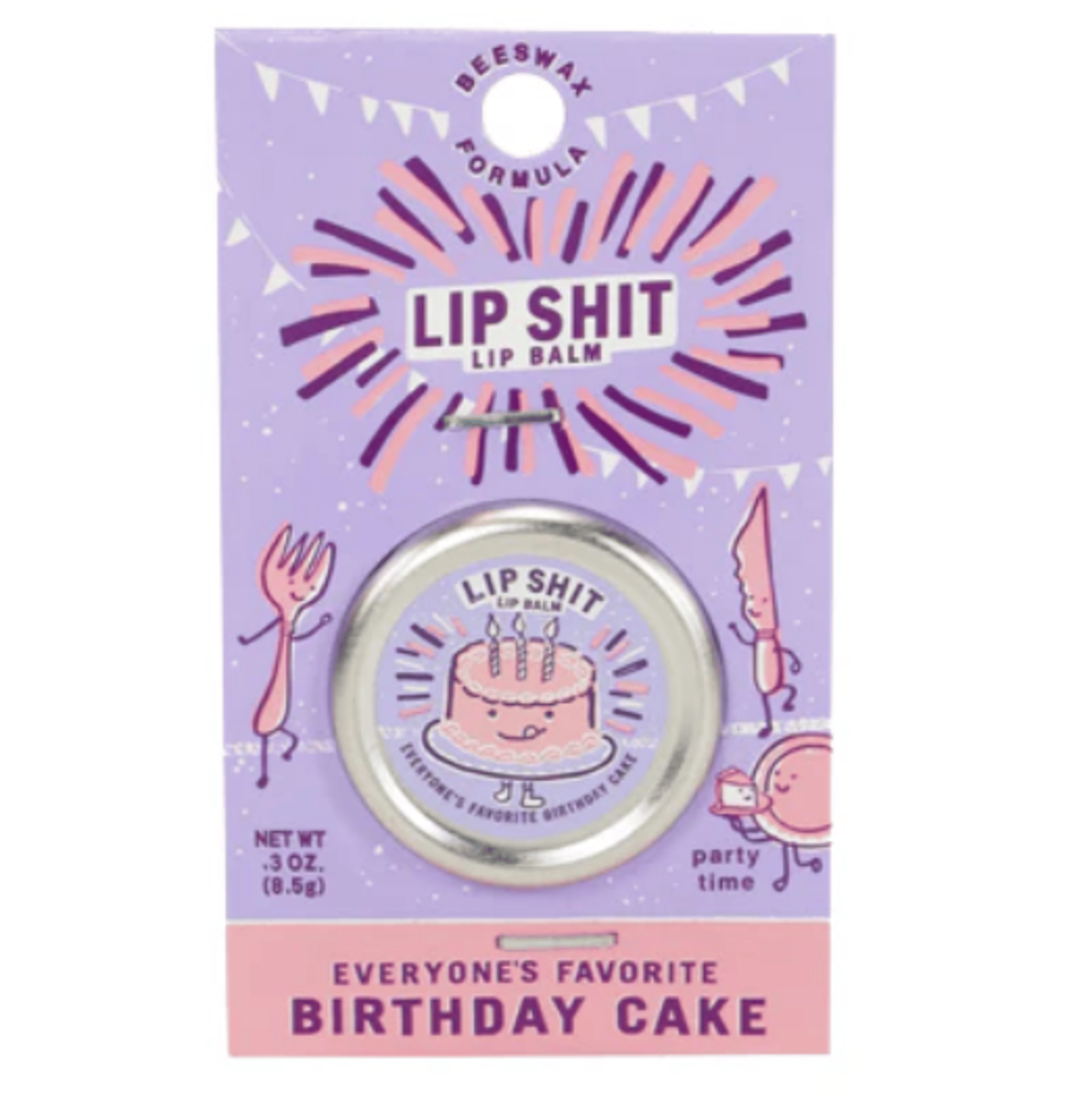 Birthday Cake Lip Shit Lip Balm | Tiddle E. Winks Vintage 5 & Dime ...