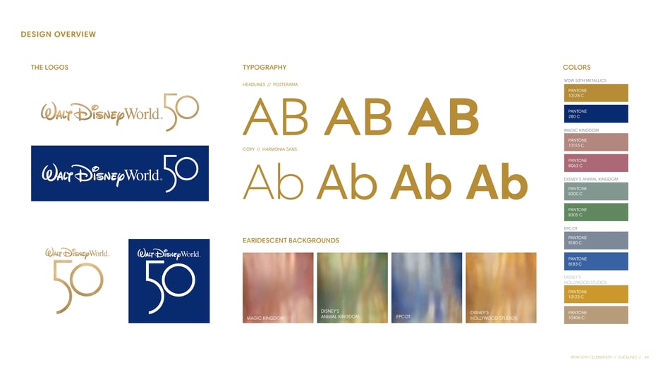 Earidescent logo usage guidelines — Walt Disney World Brand Guidelines ...