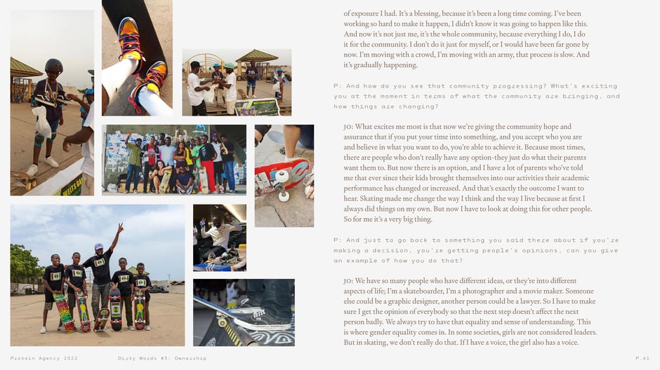 Skate community in Ghana provides hope and agency — Protein Agency ...
