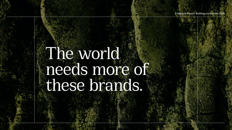 Examples in Green Brand Code — Building a Brand Like VEJA — Deck.gallery