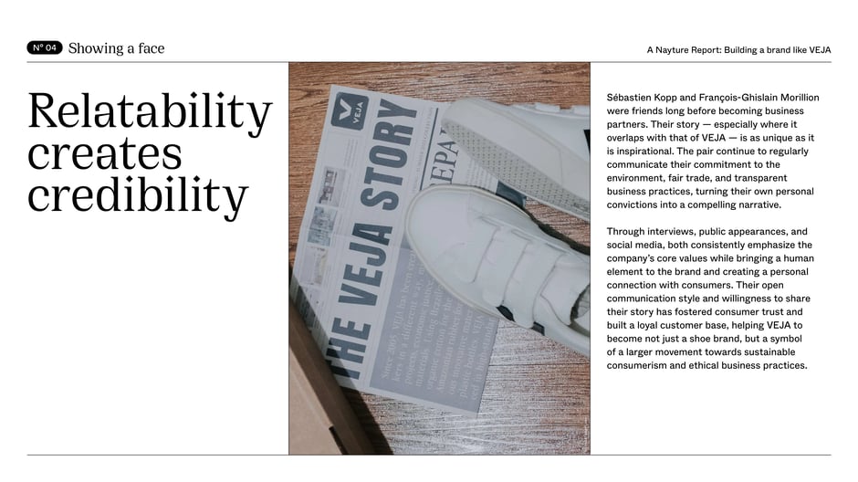 VEJA's founders use personal stories and transparency to build consumer ...