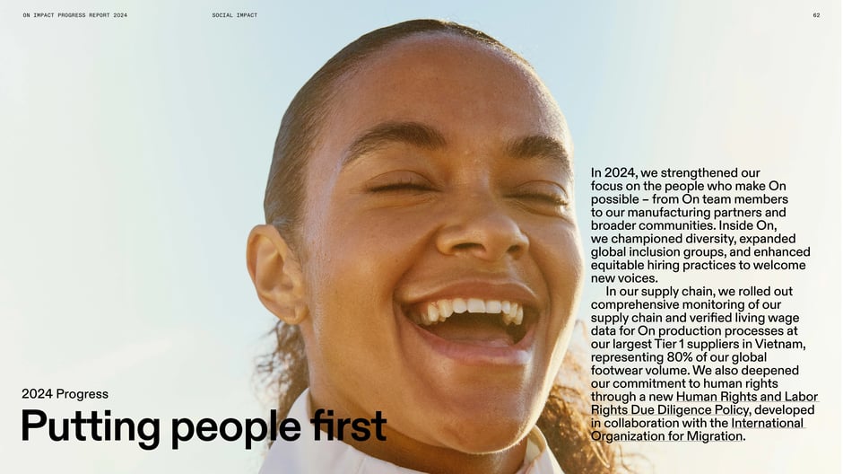 Summarizes On’s 2024 DMA process, partnered with Position Green — On ...