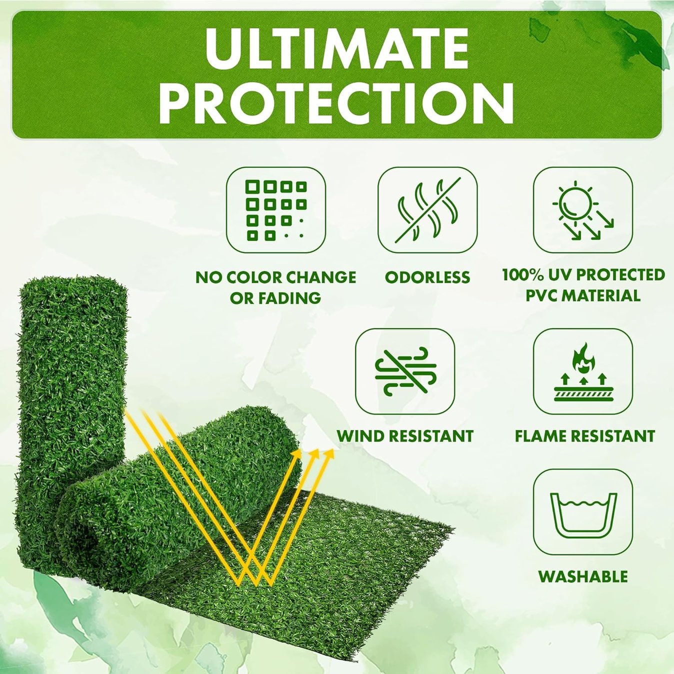 Artificial Grass Wire Fences