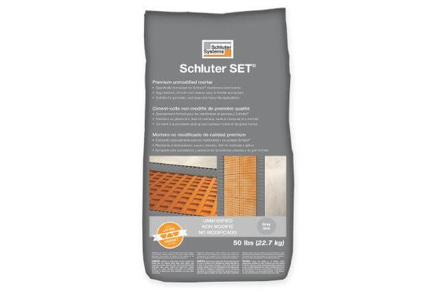 Schluter ALL- Modified Thin-Set Mortar - Grey - 50 lbs (SETA50G)