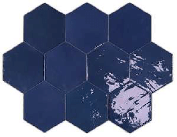 Sarana Tile Zellige Zellig Cobalt - Squarefoot Flooring | Mississauga ...