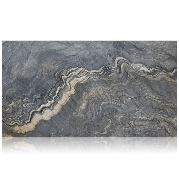 Quartzite Explosion Blue Polished 3/4''