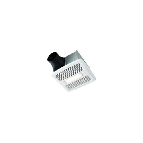 Broan® AE110SL InVent™ Humidity Sensing Fan/Light, 110 cfm, 4 in Dia ...