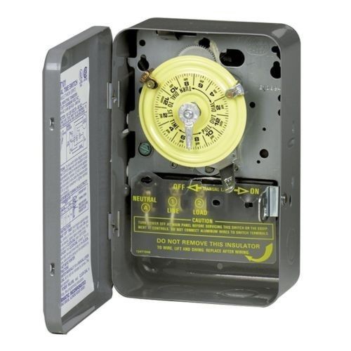 Intermatic® T102 T100 Electromechanical Time Switch, 24 hr Setting, 208 ...
