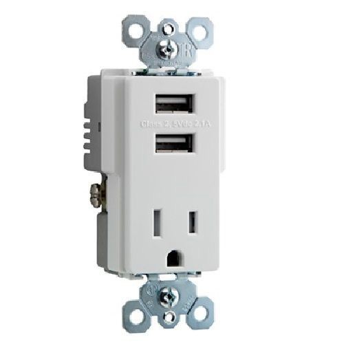 Pass & Seymour® TradeMaster® TM8-USBWCC6 Combination Decorator Tamper ...