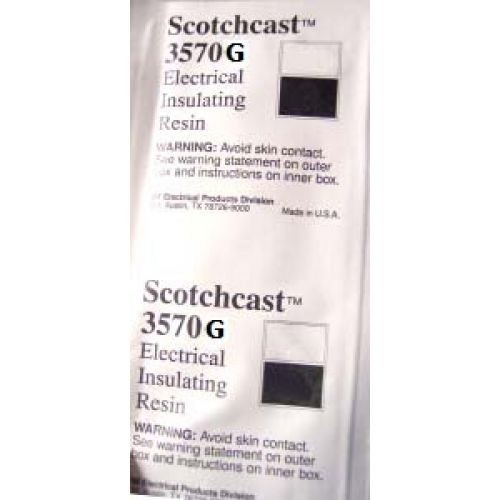 Scotchcast, Connector Sealing Pack, Wire, Black, 1.13 g/cu cm, 60 Shore ...