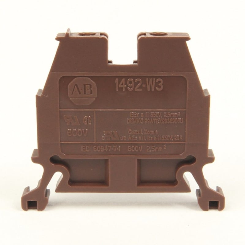 Allen-Bradley 1492-W3-B 1492-W IEC Terminal Block, Space-Saver Feed ...