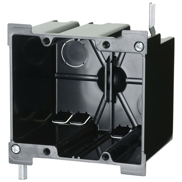 flexBOX® P-240OW Electrical Box, Polycarbonate, 40 cu-in, 2 Gangs ...