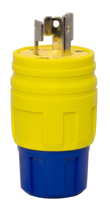 Ericson® Perma-Tite® 1524-PW6P 1-Phase Grounding Polarized Locking Plug ...