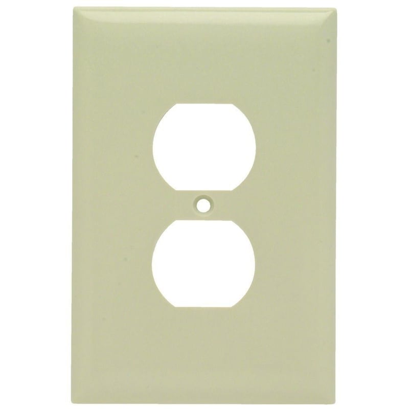 Pass & Seymour® Sierraplex® SPO8-I Jumbo Receptacle Wallplate, 1 Gang ...