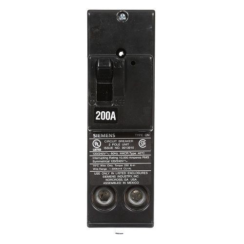 Siemens QN2200 Type QN Low Voltage Miniature Molded Case Circuit ...