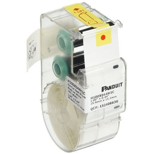 Panduit® P1™ H100X044H1C Die Cut Military Grade Heat Shrink Label ...