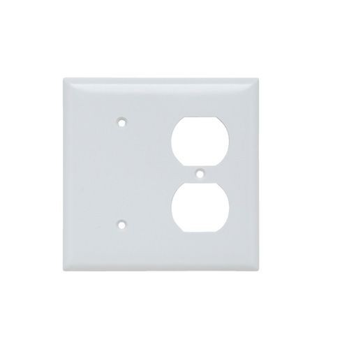 Pass & Seymour® Sierraplex® SP148-W Standard Combination Wallplate, 1 ...