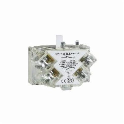 Square D™ 9001KA1 Finger Safe Contact Block, 1NO-1NC, 10 A 250 VAC ...
