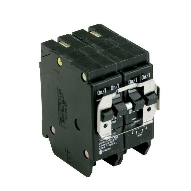 EATON BQ250250 Quadplex Type BQ Molded Case Circuit Breaker, 120/240 ...