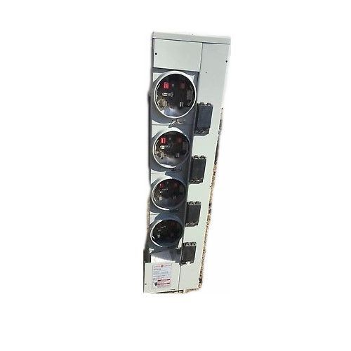 GE Meter Mod™ III GE TMPR8412R 4- Socket Rainproof Ringless Meter Stack ...