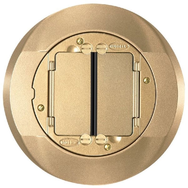 SystemOne, Carpet Flange and Cover Assembly, Conduit, Ceiling, 8 Inch ...