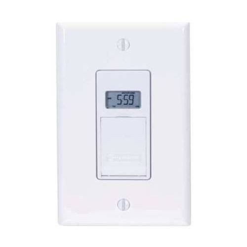 Intermatic® ST01 Digital Heavy Duty In-Wall Timer, 7 days Setting, 120/ ...