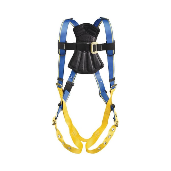 WERNER® H212004 Blue Armor 1000™ Harness, XL, 400 lb Load, Polyester ...