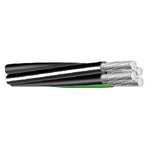 Underground Service Entrance Cable, Stranded, 4/0-4/0-2/0-4 AWG, 4 ...